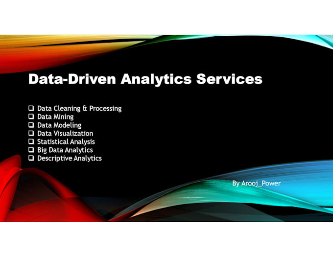 Do data cleaning, analysis, statistics, tables and charts by Arooj_power | Fiverr