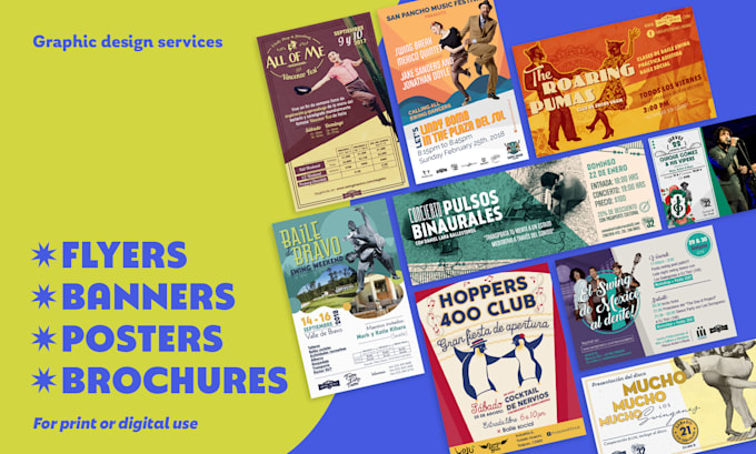 Design a personalized flyer, poster, or brochure for you by Diapez | Fiverr