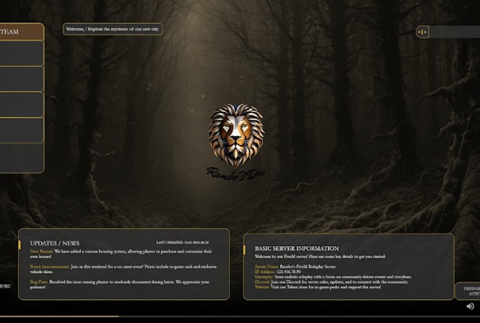 Make custom fivem loading screen vinewood fivem anticheat by Clark794 ...