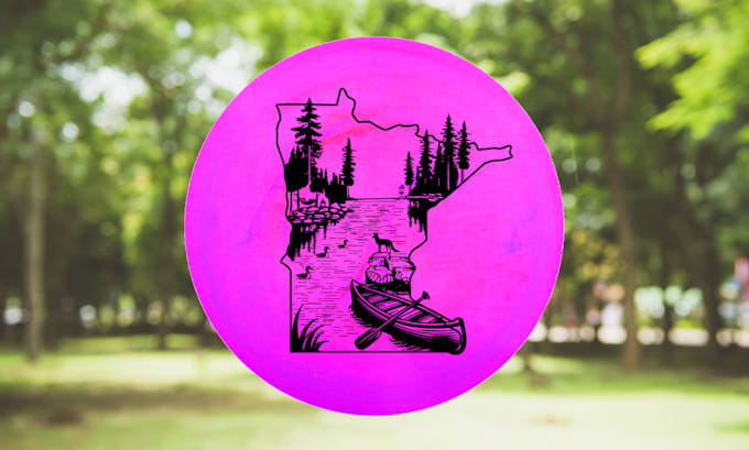 Create custom badass disc golf stamp by Ajarrell | Fiverr