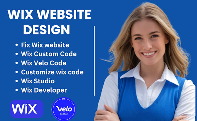Fix, redesign, update, transfer wix website wix velo wix studio wix custom code by Webexpert ...