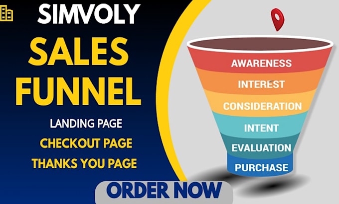 Design responsive simvoly sales funnel for your business and store ...