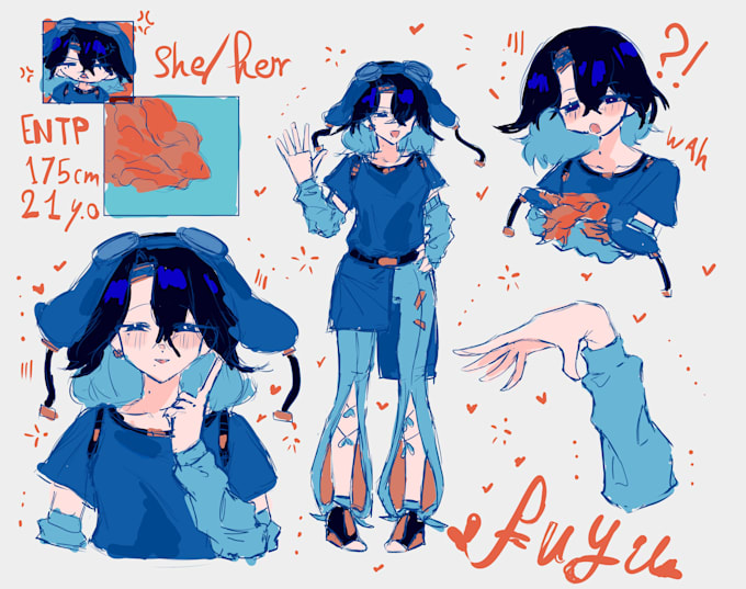 Create digital art based on my style perferly anime by Yumatgchan | Fiverr