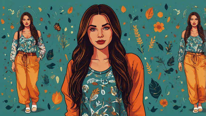Create a unique flat vector illustration by Magdalambl | Fiverr