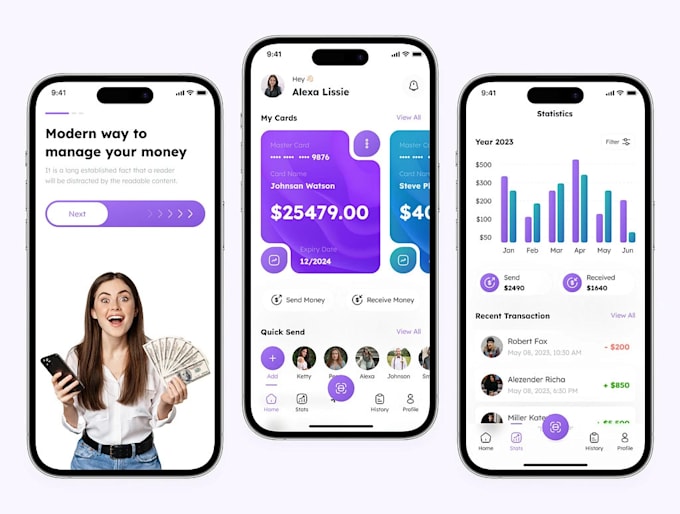 Develop robust ai remittance app, money transfer app, payment app, e ...