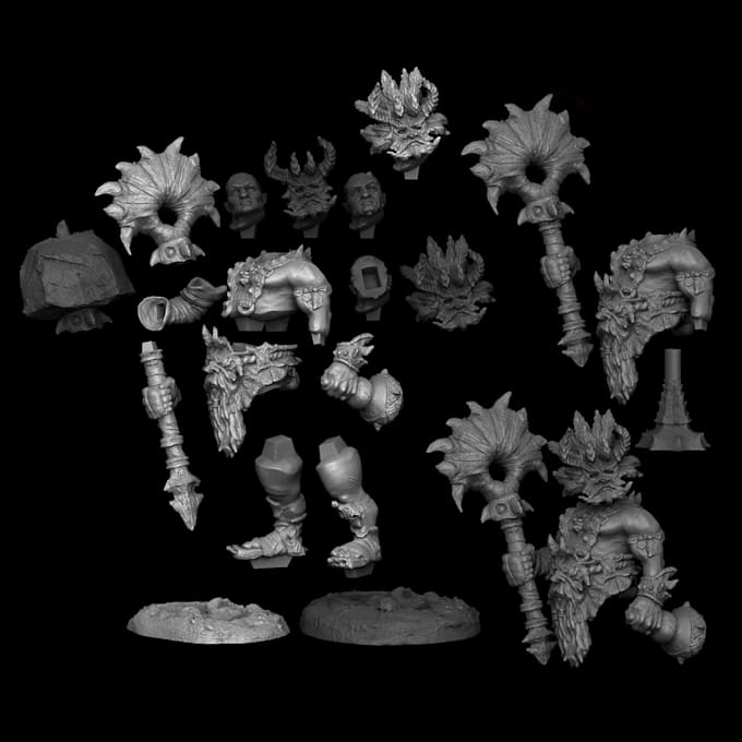 Cut and key a model for 3d printing by Clayman_studio | Fiverr