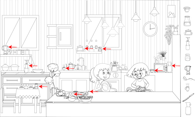 Draw hidden object picture by Artistsuborna | Fiverr