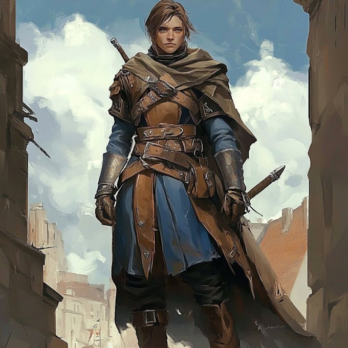 Draw your dnd character art by Aemaoua | Fiverr