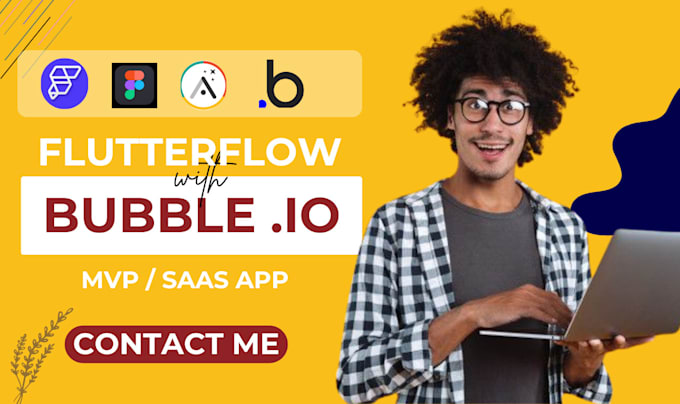 Bubble io and launch your scalable saas or web app mvp lovable ui ux by Walm_ewat | Fiverr