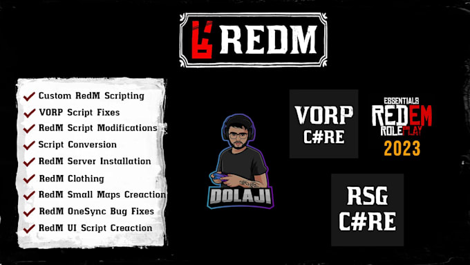 Create redm server, redm scripts, custom loading screen by Reevieys | Fiverr