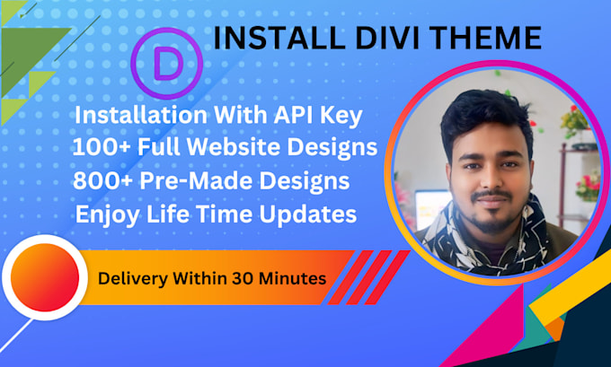 Install divi theme with lifetime updates for your website by Akhiruldev ...
