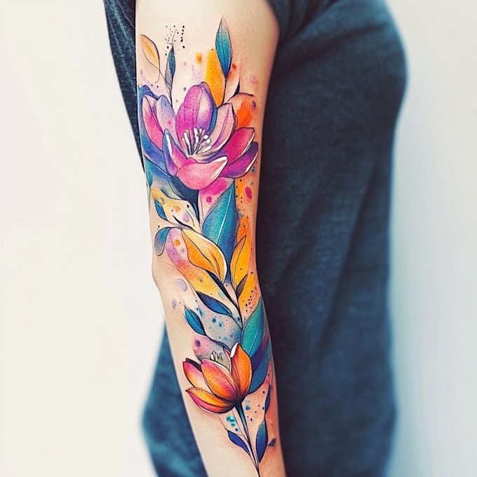 Draw a custom tattoo design, tattoo sleeve by Ngunabend | Fiverr