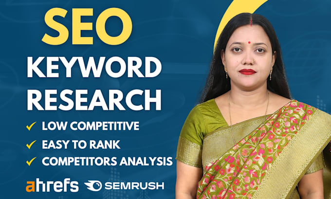 Handle your seo keyword research and competitor analysis by Shuvradebnat570 | Fiverr