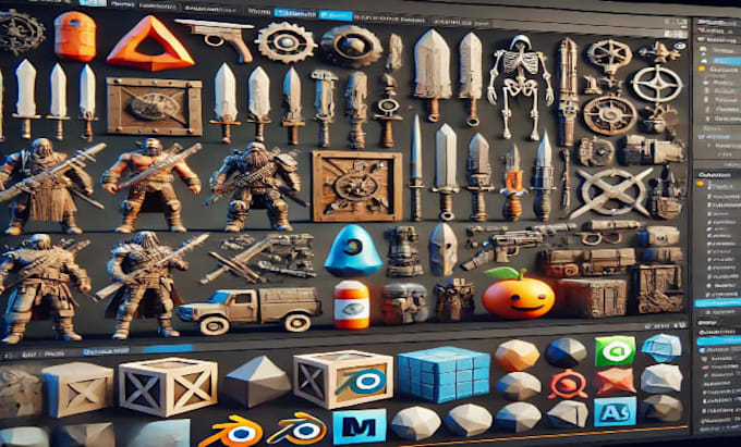 Deliver optimized 3d models for unity, unreal, and vr by Mrsmrofficial | Fiverr