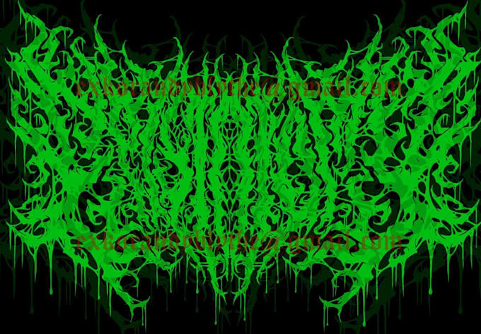 Draw a brutal slam, death metal, grindcore, etc logo by Erica_heng | Fiverr