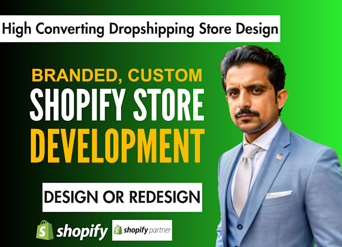 Design custom shopify dropshipping store, redesign clone website ...