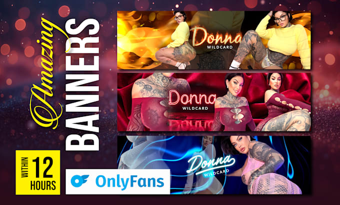 Design your perfect onlyfans banner by Dilanka_f | Fiverr