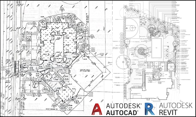Dibujar plano del sitio en 2d, plano de paisaje, plano del sitio ...