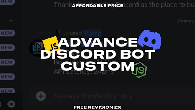 Develop a discord bot tailored to your needs by Athnfr | Fiverr