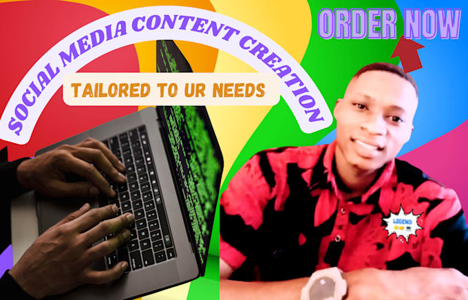Write social media content creation tailored to your needs by Iborowriting | Fiverr