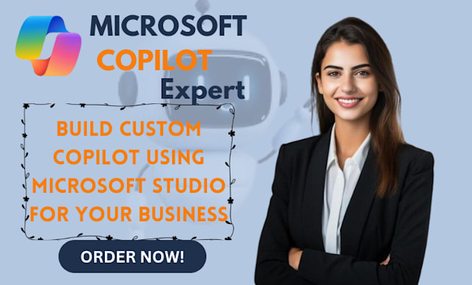 Microsoft copilot chatbot, ai chatbot using microsoft copilot studio by Kessie_john | Fiverr
