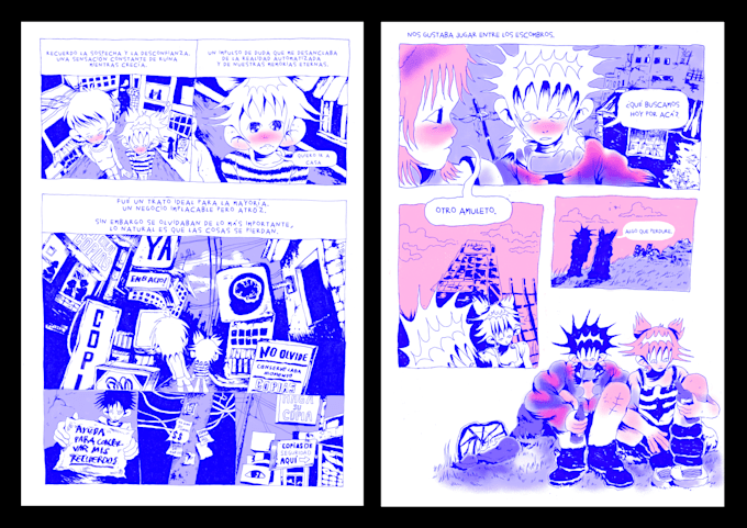 Draw unique comic pages in my style by Amorelailus | Fiverr