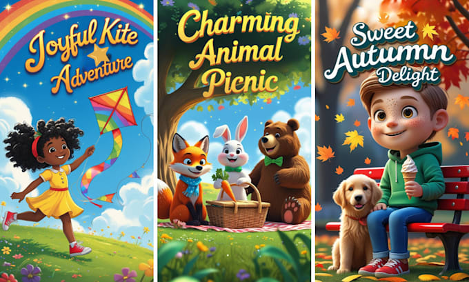 Illustrate children story book illustration and children story book ...