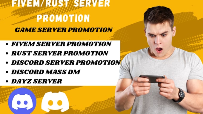 Promote your dayz, fivem, or discord servers to get massive engagement ...