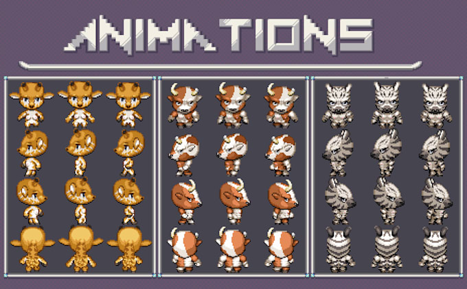 Make your custom rpg maker furry character by Cabelohair | Fiverr