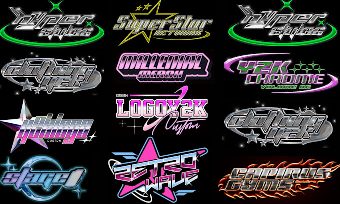 Create y2k logo and street wear design for your brand by Ijazmahi420 ...