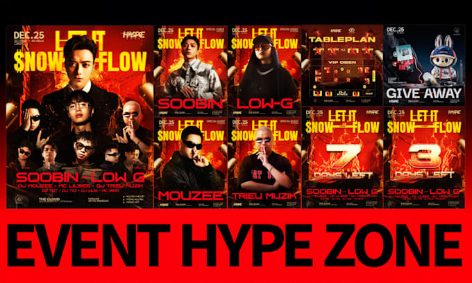 Design custom posters for parties, singers, and promotions by Lvhieu02 ...