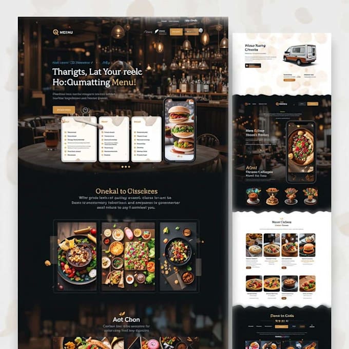 Do professional modern sleek menu hub design by Joegrant22 | Fiverr