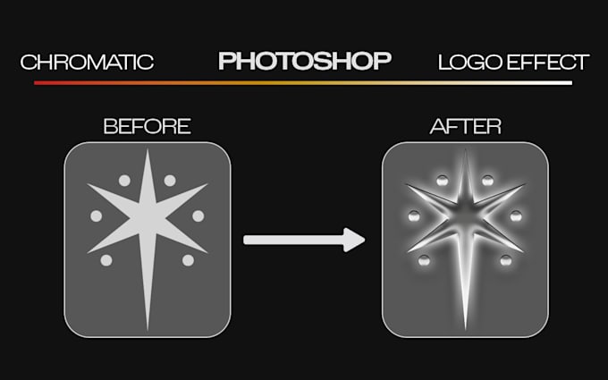 Make your logo in metalic style by Remember_visual | Fiverr