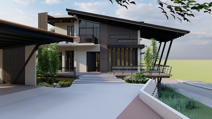 Do 2d drafting and 3d modeling, rendering, animation, and architectural boards by George0900 ...