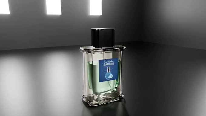 Create high quality 3d perfume bottle design, cgi fragrance,3d perfume rendering by Sharmh | Fiverr