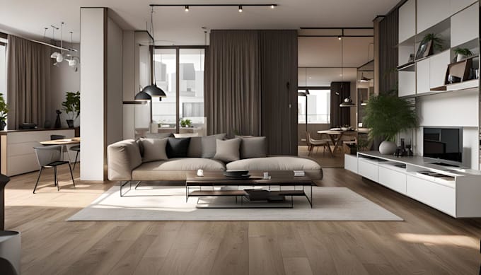 Cgi 3d virtual tour with 3d render for apartment interior,exterior real ...