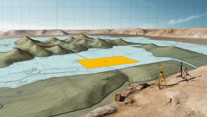 Draw land survey plans for you in california by John__002 | Fiverr