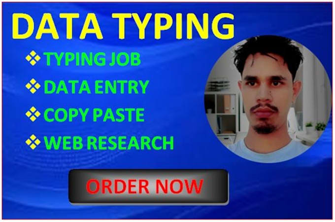 Do typing, handwritten typing, pdf to excel or word by Zeabul | Fiverr