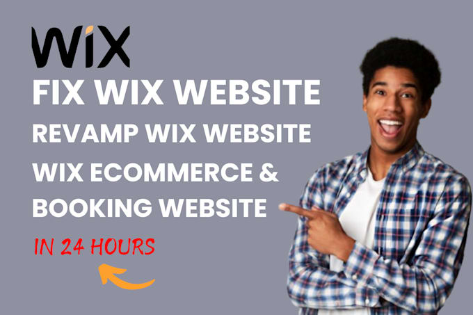 Fix and customize wix booking website, revamp and redesign wix ecommerce website by Ola_techiy ...
