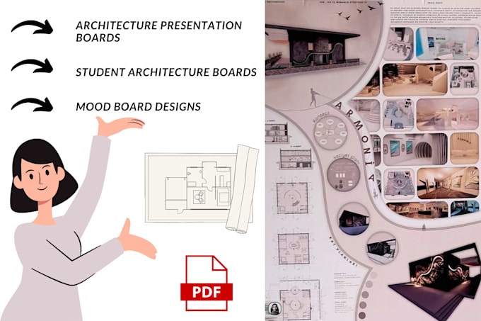 Design architecture presentation boards by Silent_mooon | Fiverr