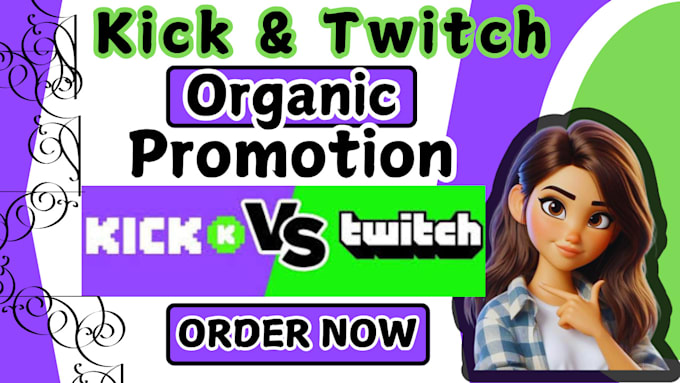 Do twitch and kick promotion, twitch and kick live viewers by Allah ...