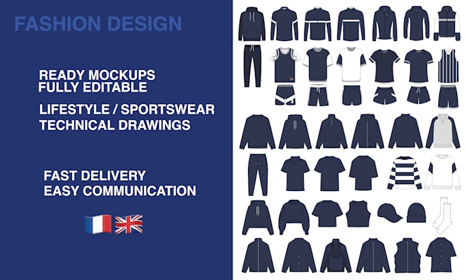 Tech packs for clothes production by Guillaume_cote | Fiverr