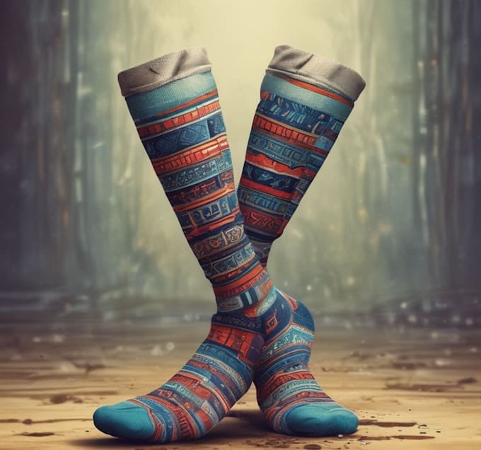 Create a socks design for your idea by Wolodroode | Fiverr