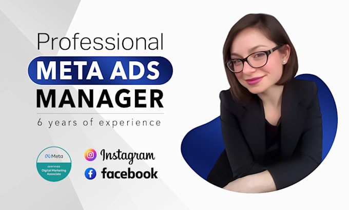 Be your certified meta ads manager by Emikovaci | Fiverr