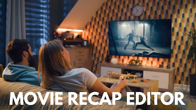 Make a full movie or anime recap, video editing and script writing ...