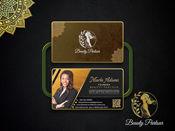 Create a luxury business card, print ready and digital with qr code by Designer_sroy | Fiverr