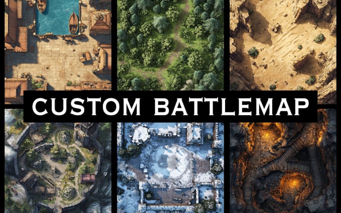 Create custom battle map for your rpg game by Dzmitrydaim | Fiverr