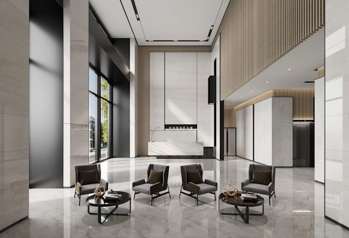 Sketchup 3d hotel lobby bar,3d luxurious nightclub rendering,3d cafe ...