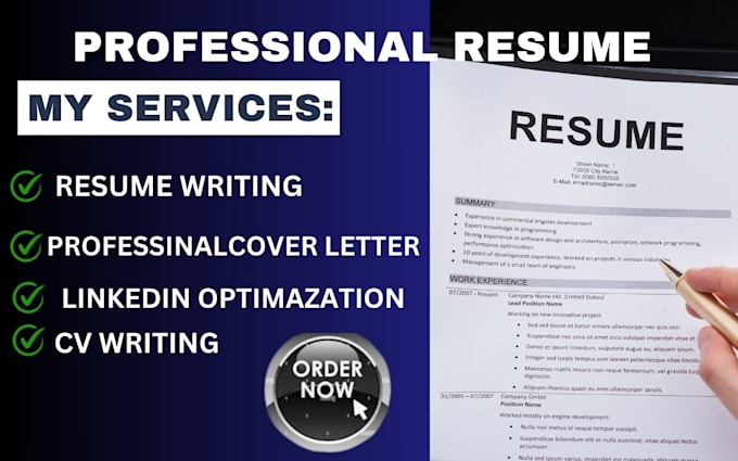 Write and upgrade your professional resume, cv, cover letter by Sarah ...