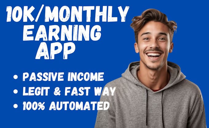 Build earning app sales earning app game money android app passively by ...